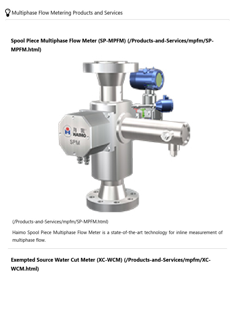 Haimo | PDF | Flow Measurement | Petroleum Reservoir