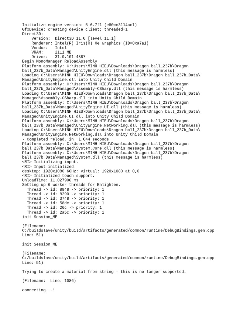 Output Log | Download Free PDF | Filename | Thread (Computing)