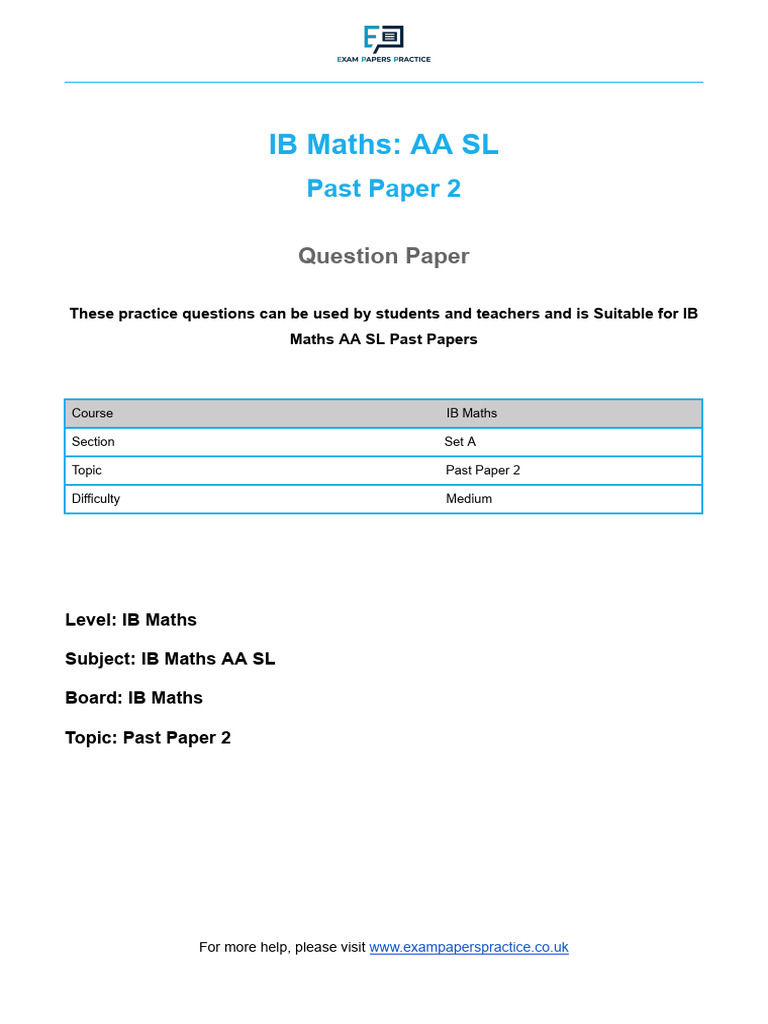 Past Paper 2 3 | PDF