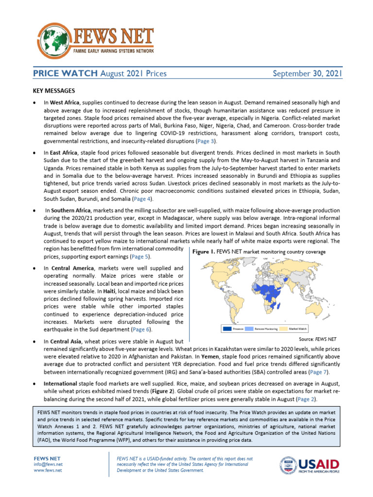 PW Global 202109 FINAL | PDF | Wheat | Famine
