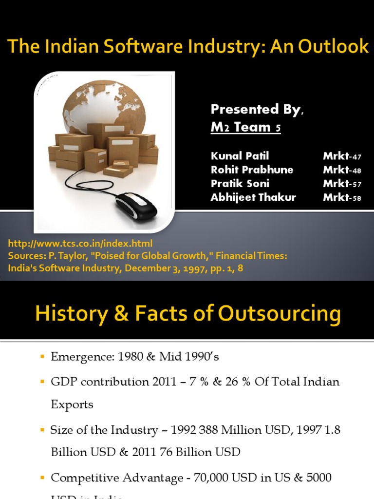 Indian Software Industry Growth | PDF | Labour Economics | Comparative ...