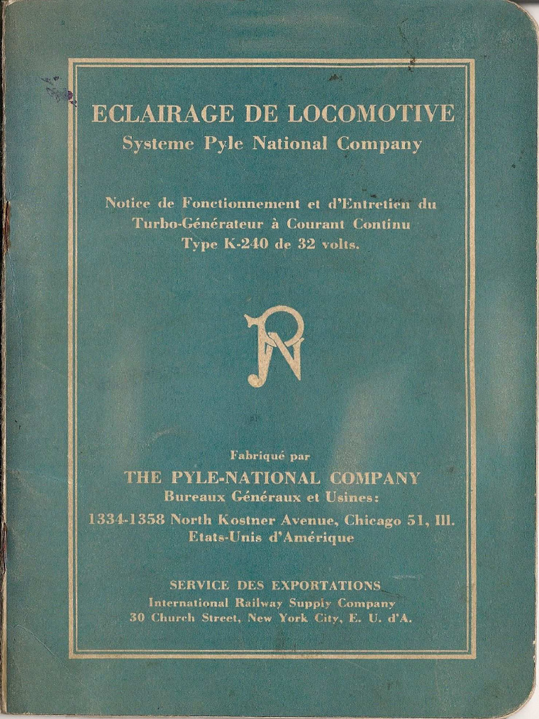 Turbo-dynamo_K-240_Pyle-National_Company | PDF