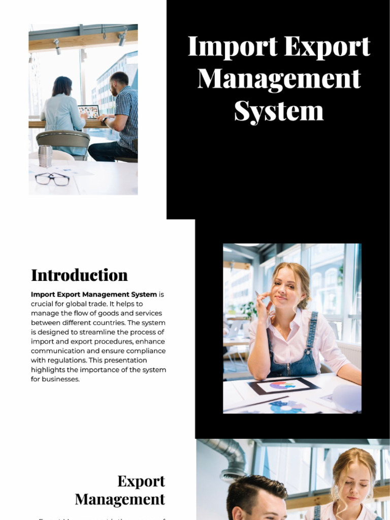 Import & Export | PDF