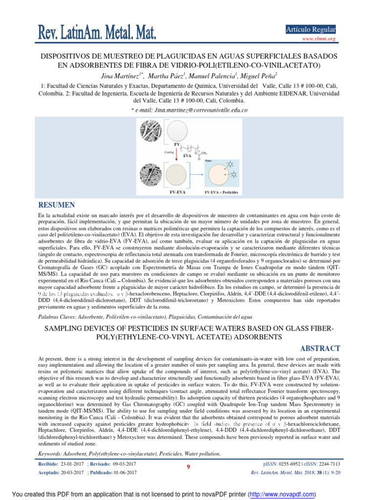 Articulo 2 | PDF | Agua | Adhesión
