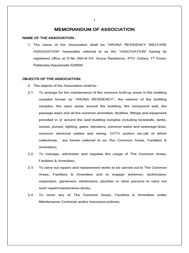 Aruna Residency Welfare Association Memorandum | PDF | Apartment | Expense