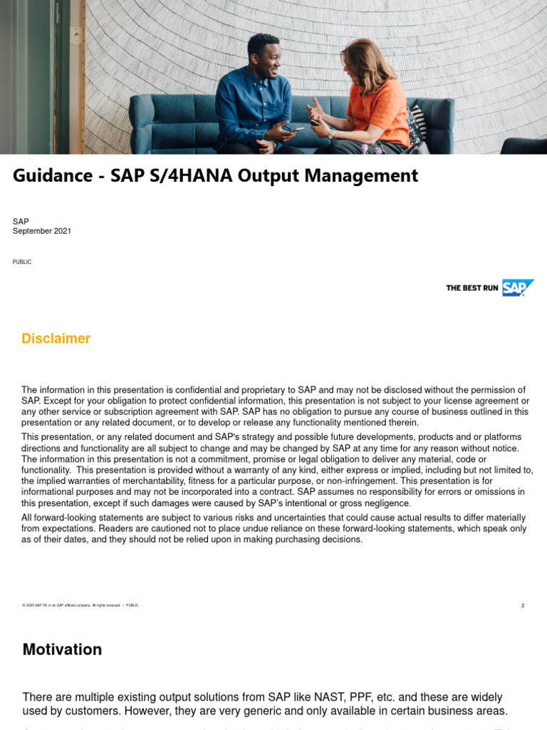 Guidance - SAP S4HANA Output Management | PDF | Microsoft Excel ...