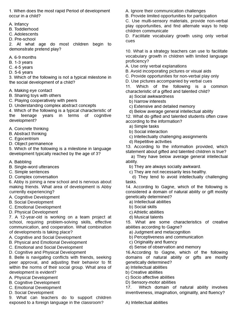 Inclusive Ed 123 | PDF | Disability | Learning Disability