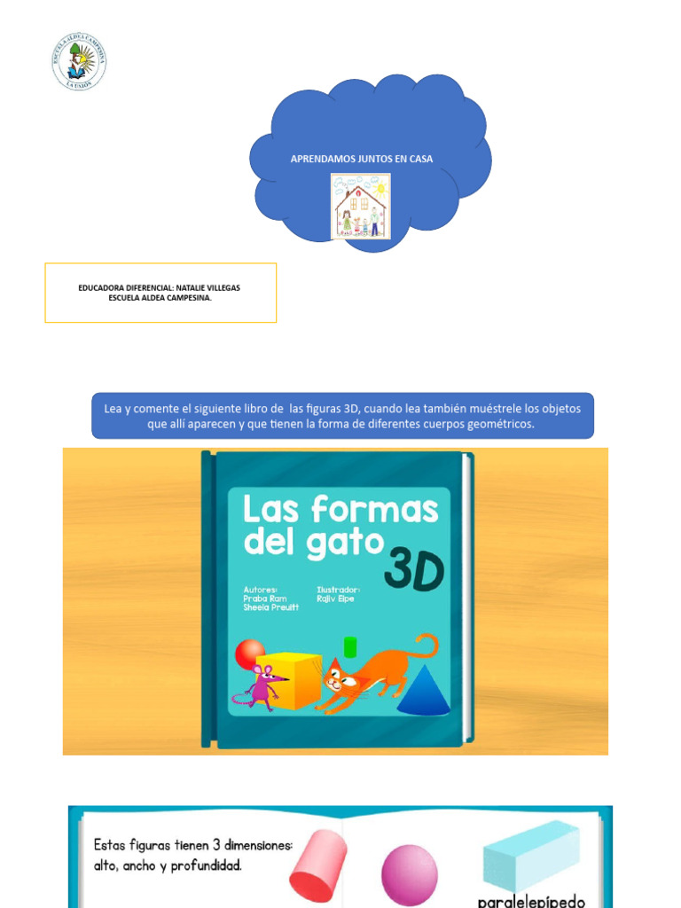 Actividades con Figuras 3D en Casa | PDF