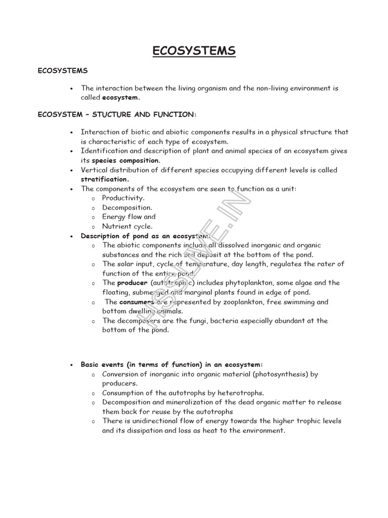 7 Ecosystems Pdf