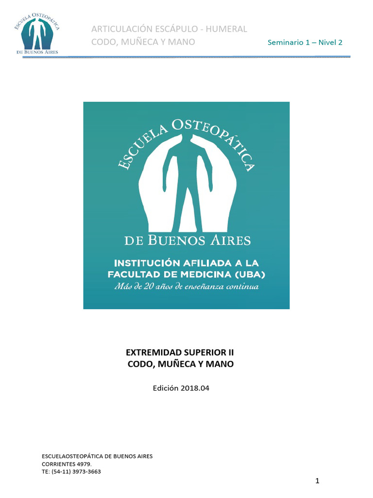 Manual Codo Muñeca Y Mano Edición 2018 04 Pdf Codo Articulación