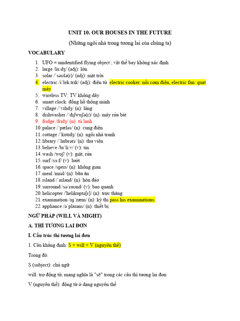 UNIT 10 (L P 6) | PDF