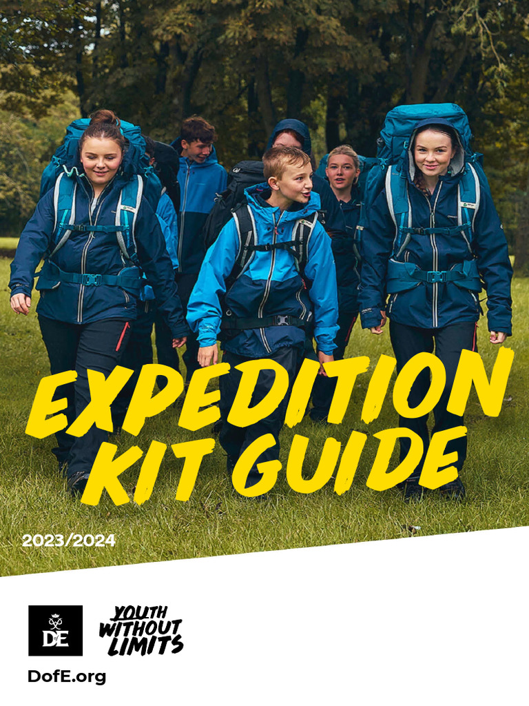 DofE Kit Guide Jan 2024 FINAL | PDF | Boot | Shoe