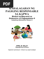 Esp 6 Worksheet | PDF