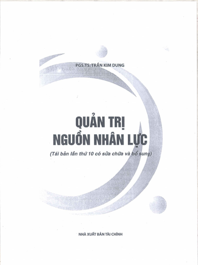 2018.giao Trinh Quan Tri Nguon Nhan Luc. Tran Kim Dung | PDF