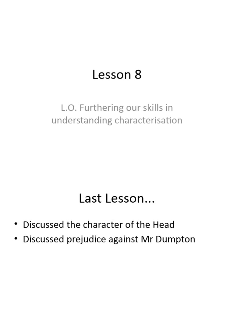 Lesson 8 | PDF | Language Arts & Discipline | Home & Garden