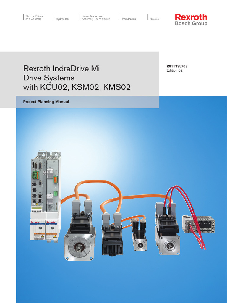 Bosch Rexroth IndraDrive Mi Project Planning | PDF | Electric Motor | Gear
