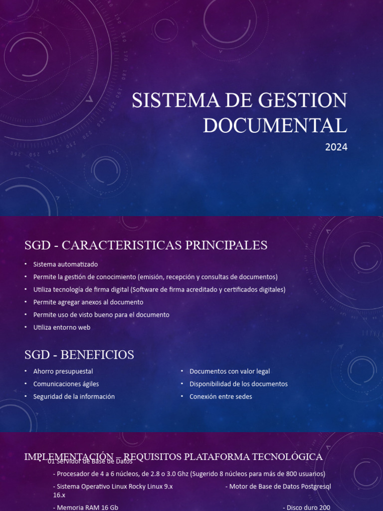 SISTEMA DE GESTION DOCUMENTAL | PDF | Servidor (Computación) | Software