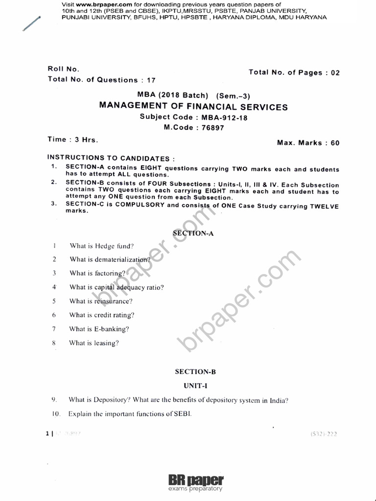 MFS (3rd) Dec2020 2 | PDF | Banks | Money