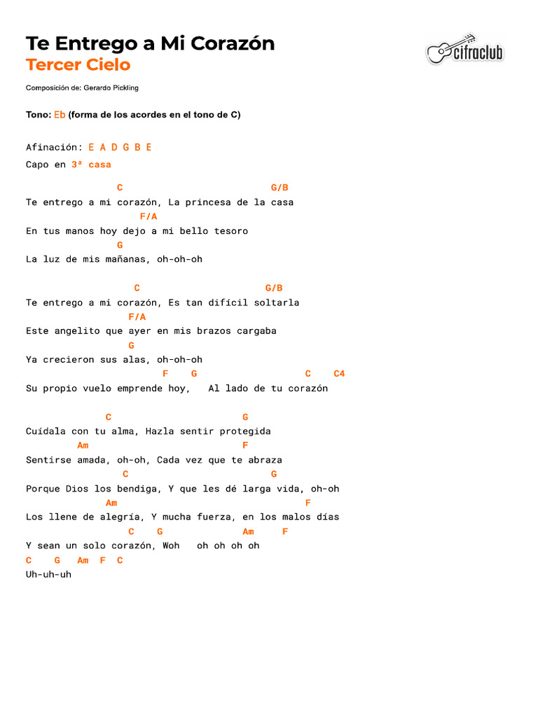 Te Entrego A Mi Corazón. | PDF