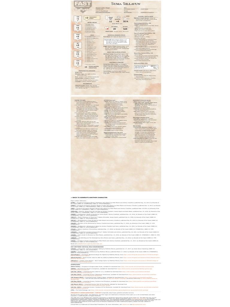 Yuan-Ti Pureblood Wizard 3 (War Mage) | PDF | Dungeons & Dragons | Wizards Of The Coast