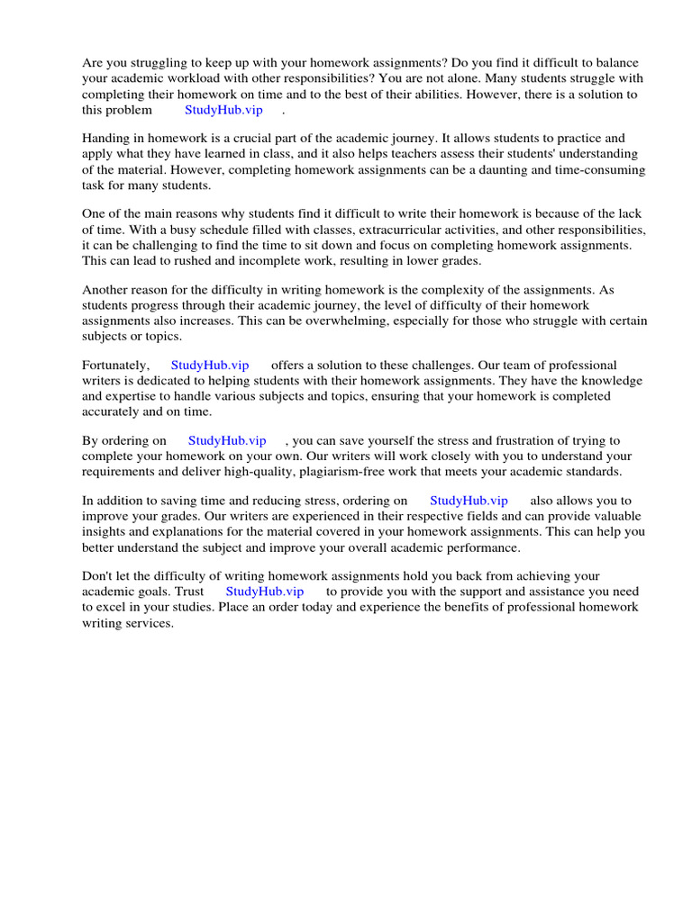 Hand in Homework Meaning | PDF | Homework | Teachers