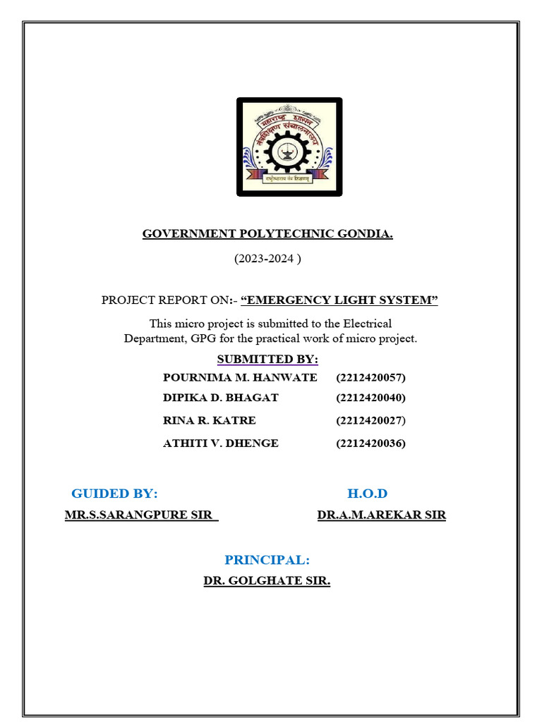 Fpe Final Pournima | PDF | Electronic Circuits | Light Emitting Diode