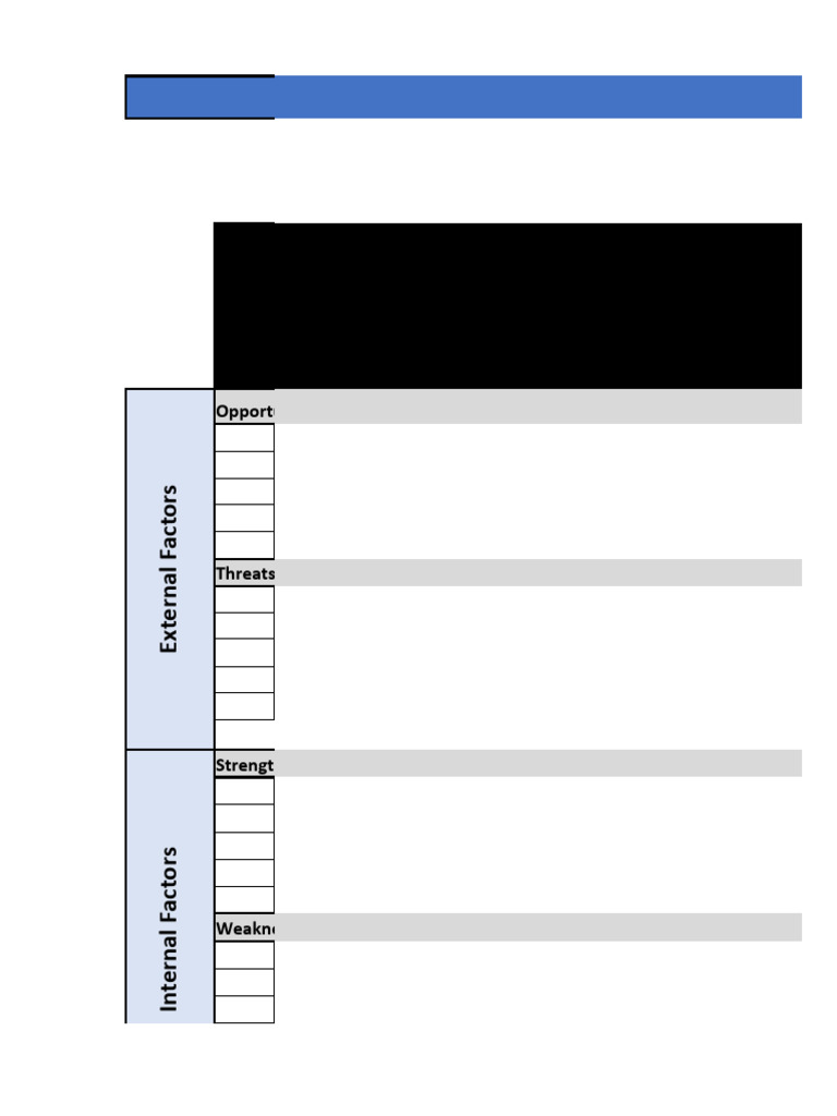 Qspm Template 1 1 | PDF