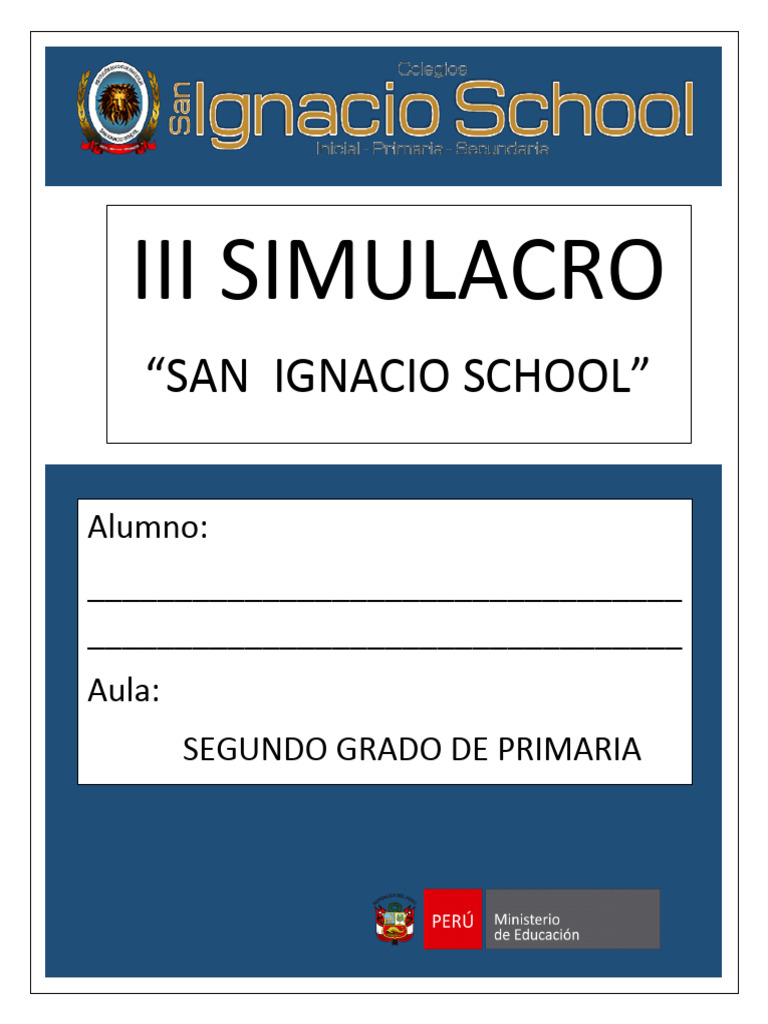 III Simulacro Segundo Grado | PDF | Imperio Inca | Perú