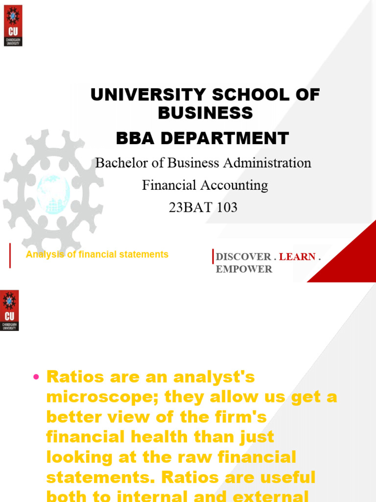 Analysis of Financial Statements | PDF | Equity (Finance) | Investing