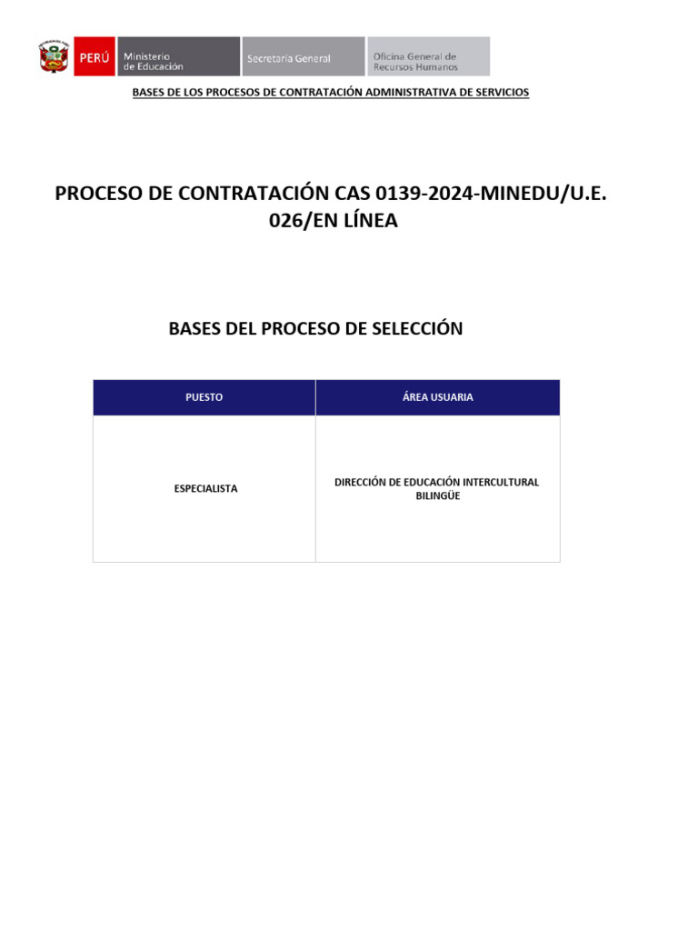 Bases Proceso Cas | PDF Bases Proceso Cas | PDF