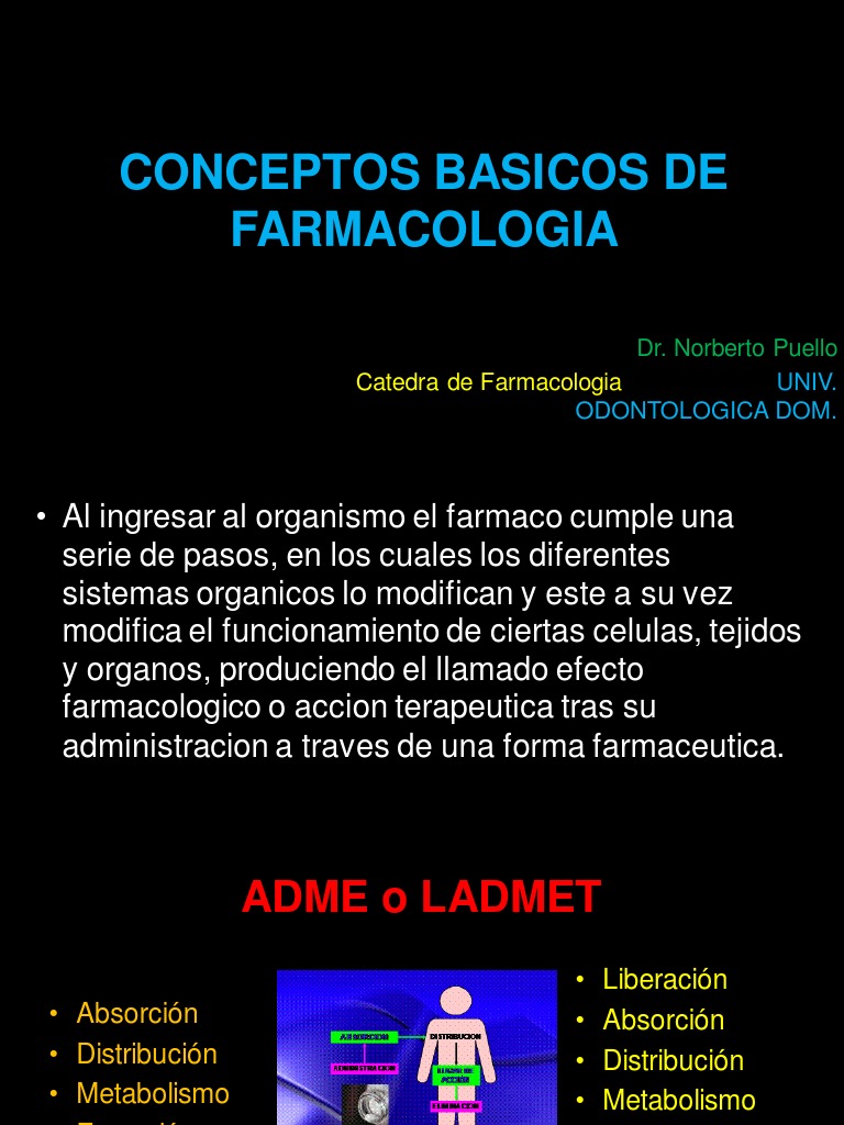 Conceptos Basicos de Farmacologia | Farmacología | Química medicinal