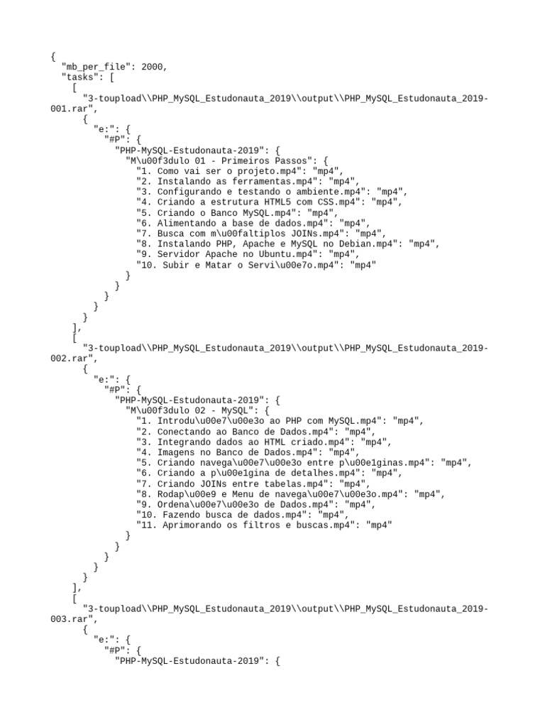 PHP MySQL Estudonauta 2019 | PDF | Informática | Programas