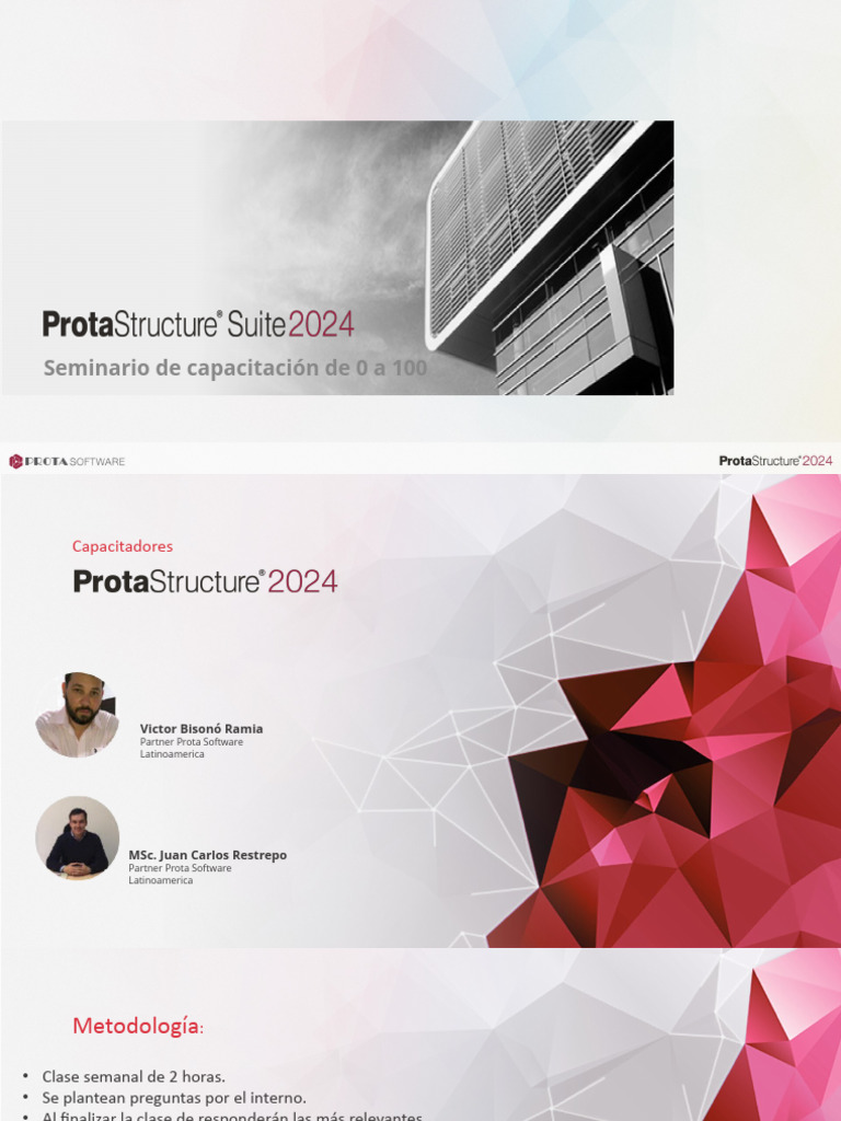 Seminario Prota Structure 2024 | PDF | Autodesk Revit | Ingeniería