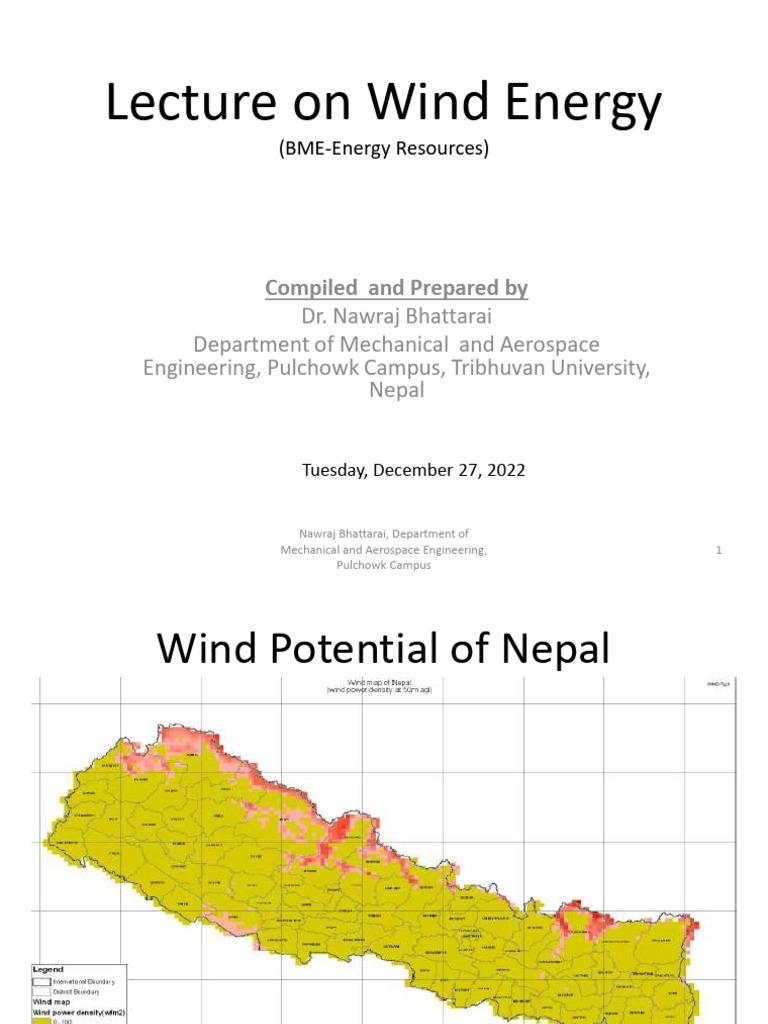 BME - Wind Energy - 2023 | PDF | Wind Turbine | Wound