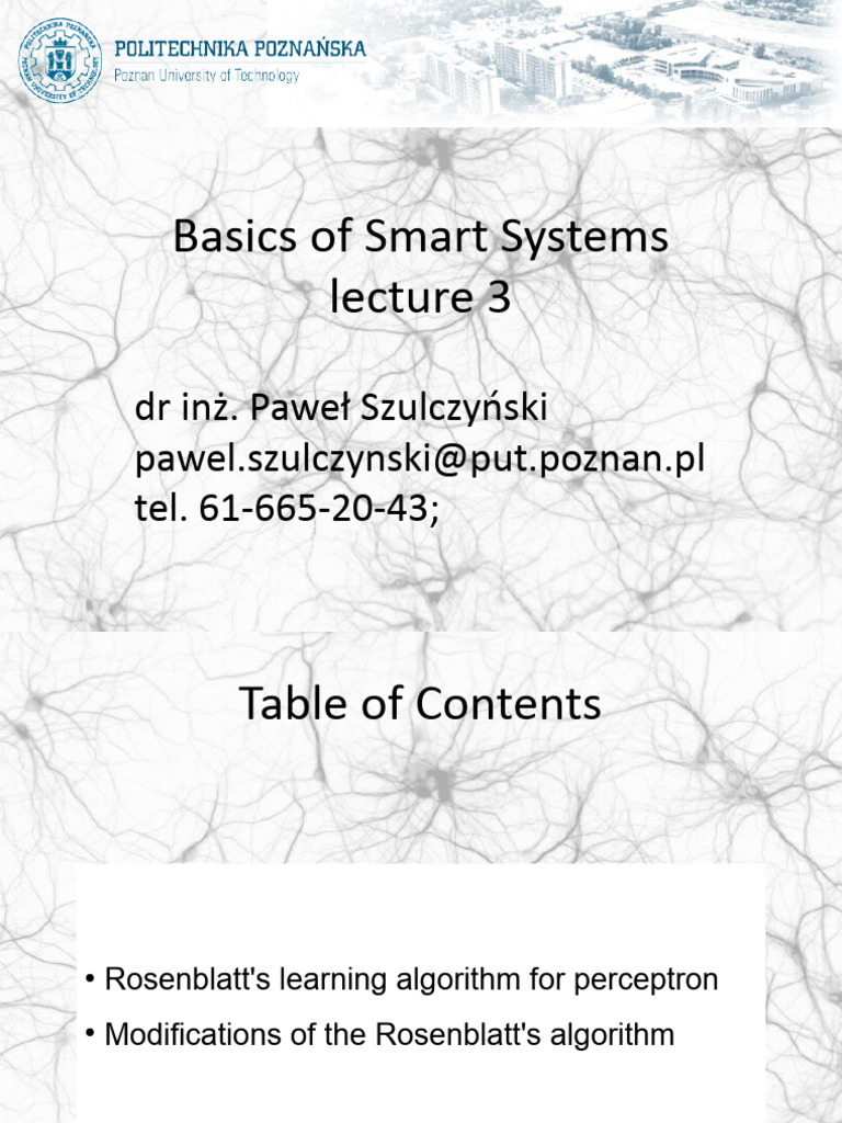 03 Basics Of Smart Systems Pdf Computational Science Artificial