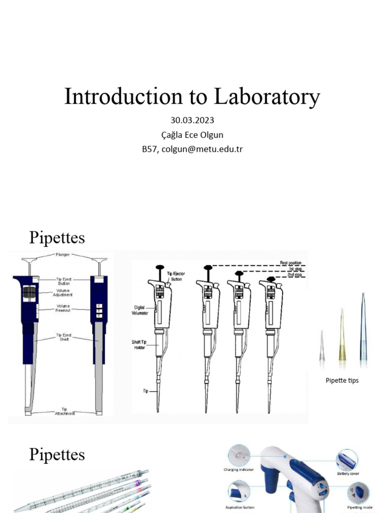 Introduction To Laboratory | PDF | Sterilization (Microbiology)