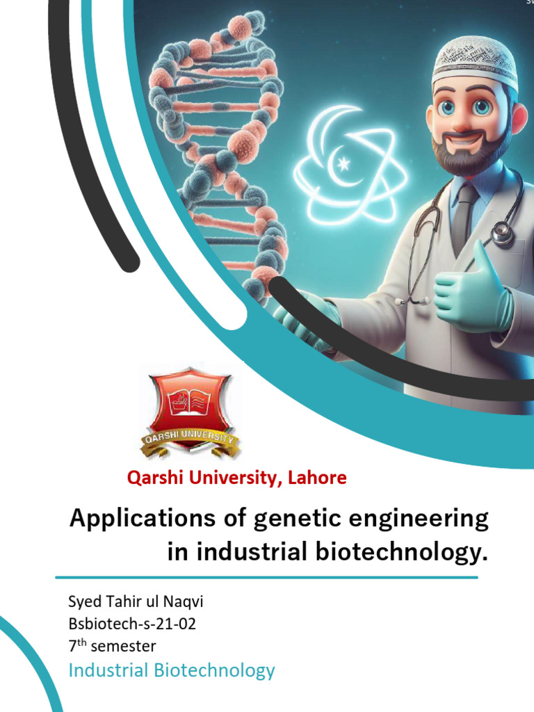 applications of genetic engineering in industrial biotechnology | PDF ...