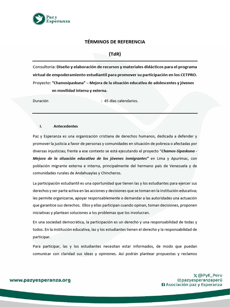 TDR - Diseño de Recursos y Material Didáctico Interactivo | PDF | Infografia | Liderazgo