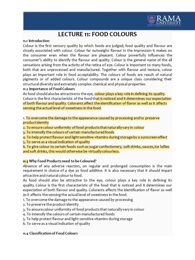 Carotenoids in Food Colouring | PDF | Carotenoid | Color