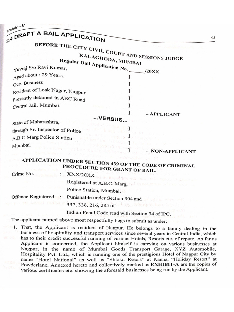 Bail Under 438 of CRPC | PDF