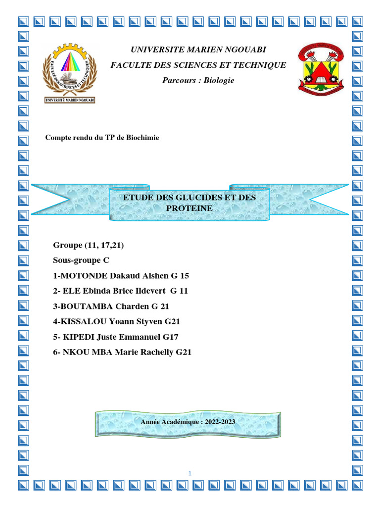 Dosage des glucides en biochimie | PDF | Glucose | Protéines