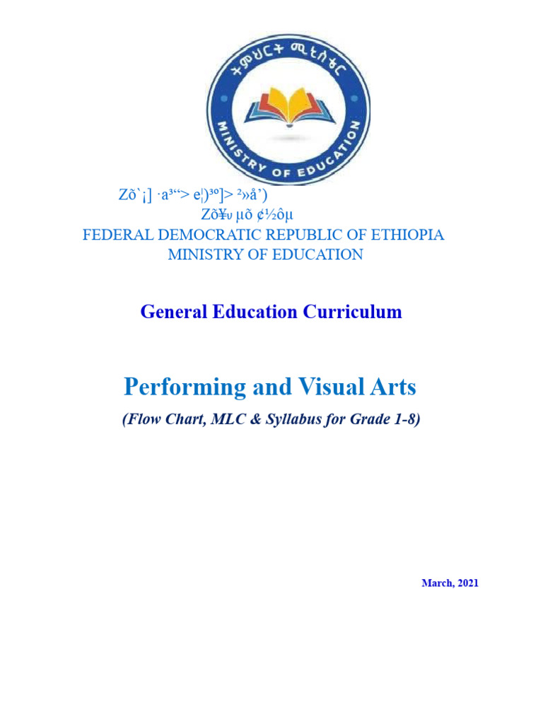 Performing and Visual Arts 1-10 | PDF | The Arts | Curriculum
