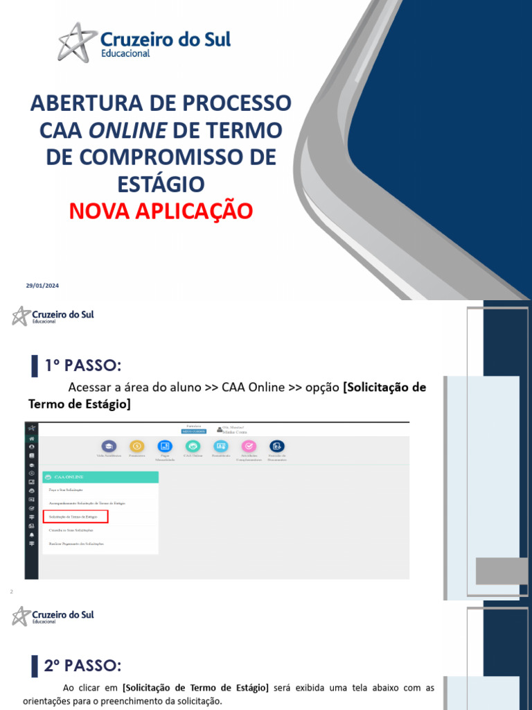 Tutorial Tce Area Aluno Nova Aplicacao | PDF | Carreira e Crescimento | Negócios
