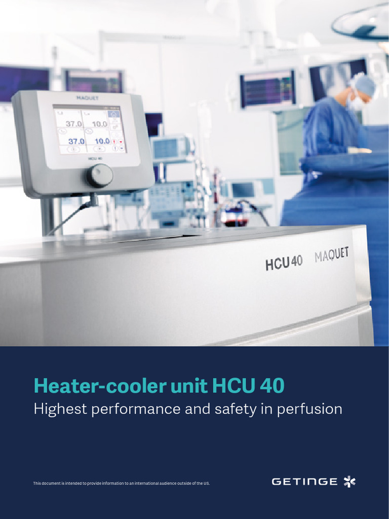 HCU 40: Advanced Heater-Cooler Unit | PDF | Computer Network | Water