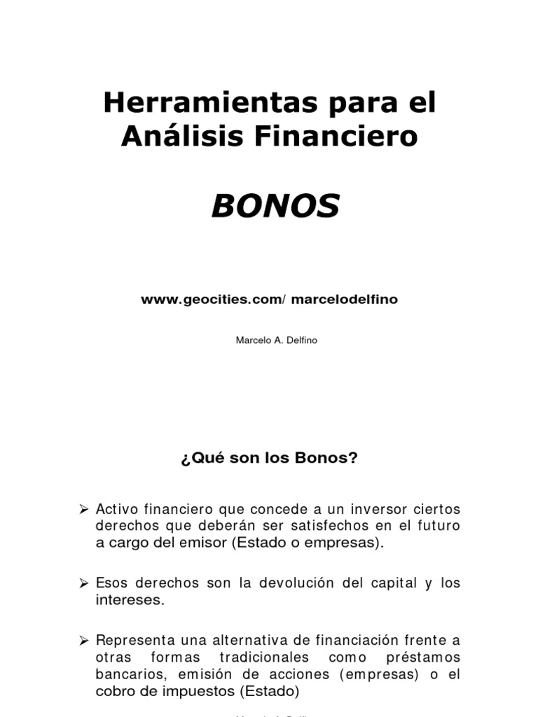 Bonos | PDF | Calificación crediticia | Bolsa