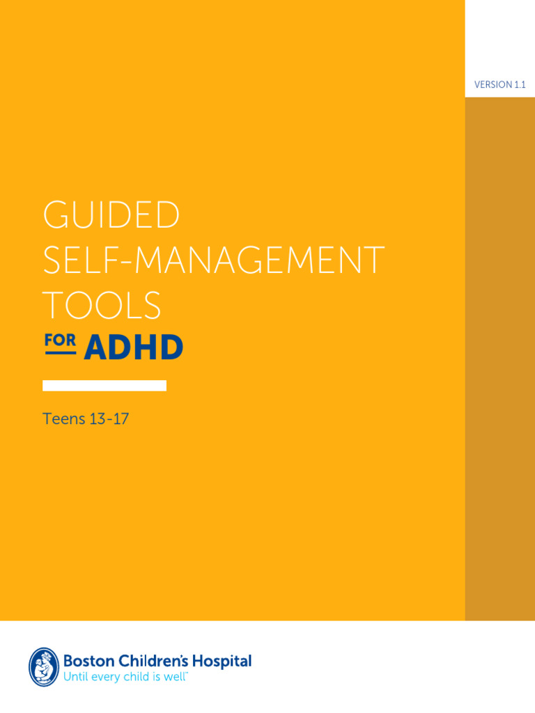 ADHD Tools for Teens | PDF | Attention Deficit Hyperactivity Disorder ...