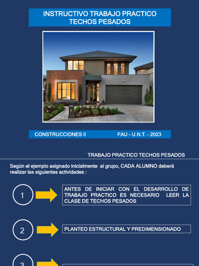 Instructivo T. Practico T. Pesados 2023 | PDF | Ingeniero civil | Ingeniería estructural