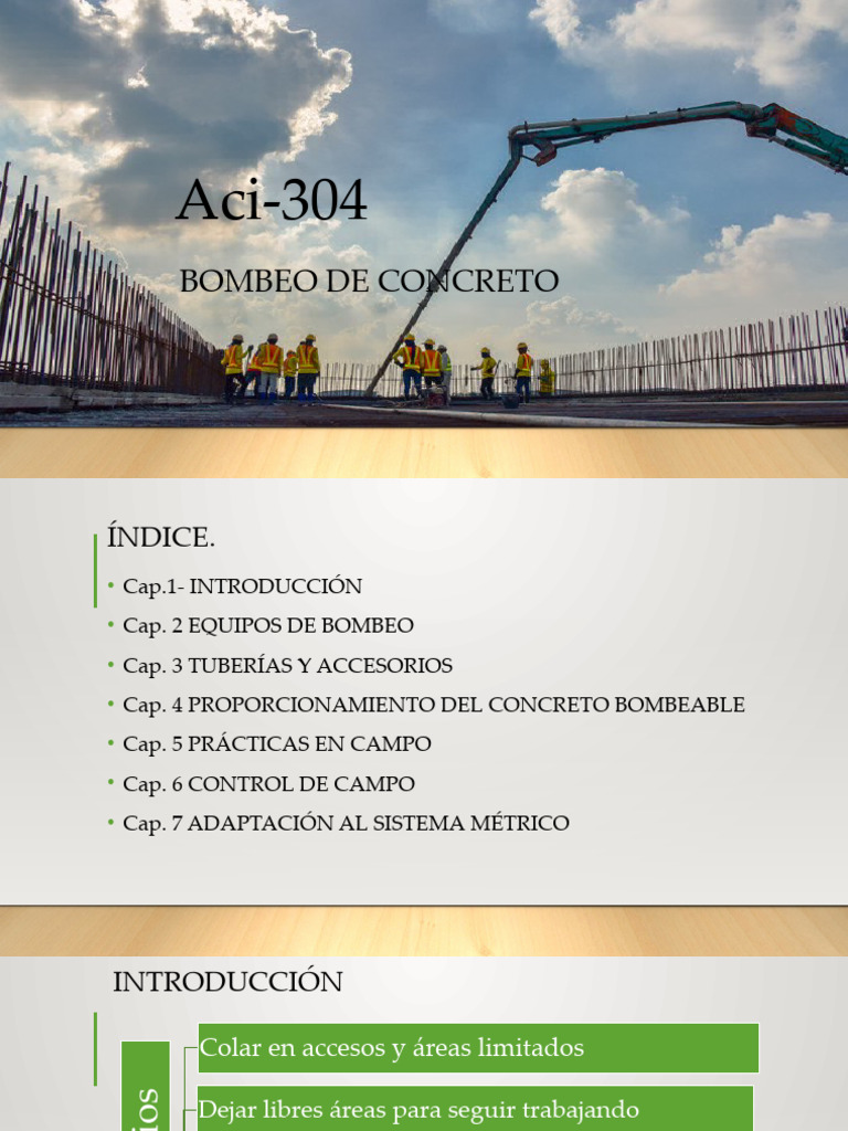 ACI 304 Concreto Bombeable | PDF | Bomba | Hormigón