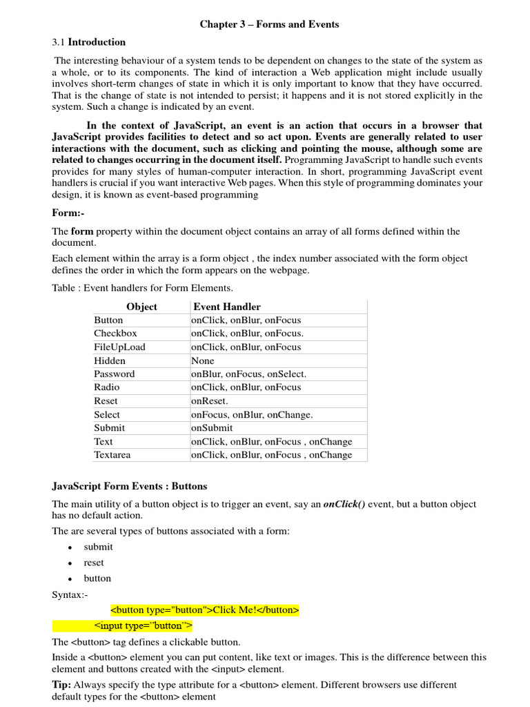 Unit Iii | PDF | Java Script | World Wide Web