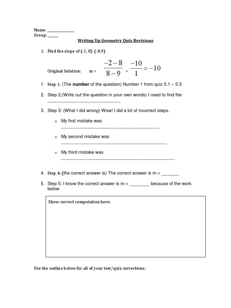 How To Do Write Test Revisions | PDF